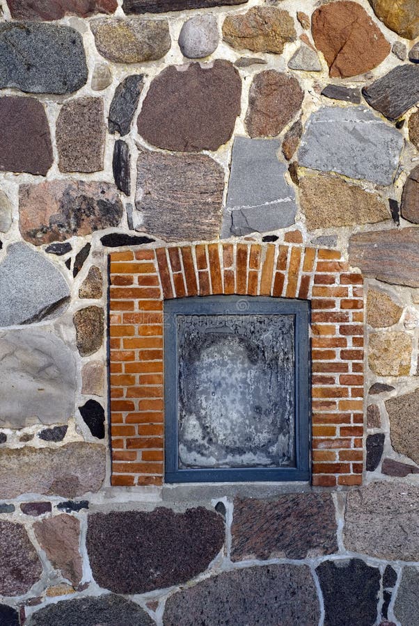 Stone wall with window stock image. Image of window, stone - 17585595