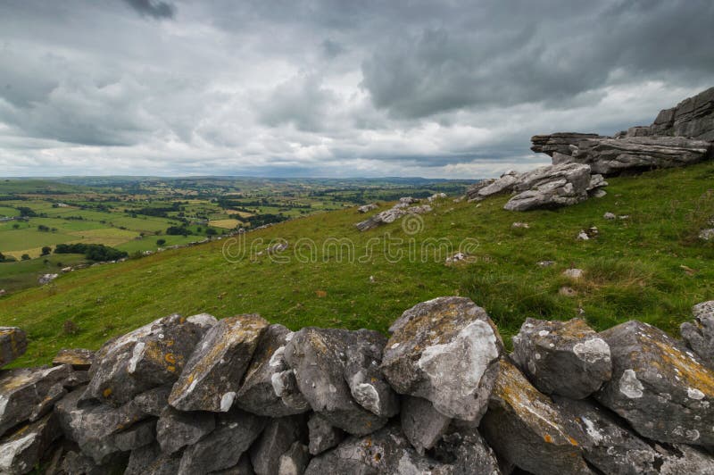 Stone Wall at Wolfscote Hill Stock Photo - Image of eyes, brown: 78917488