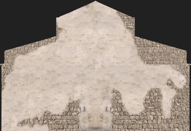 Stone Walls of a Church in Central Anatolia. Stone Wall Texture Stock ...