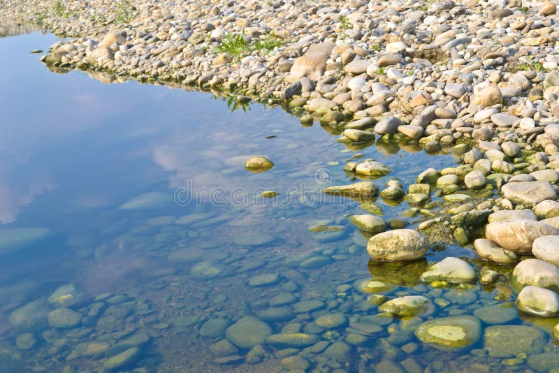 Stone and water stock photo. Image of clear, beach, landscape - 22512426