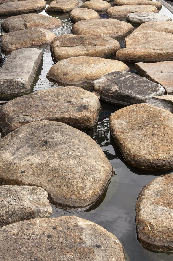 Rocks in Calm Water stock image. Image of landscape, ripple - 76484669