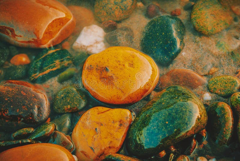Stone stock photo. Image of stone, river, ground, sand - 43702930