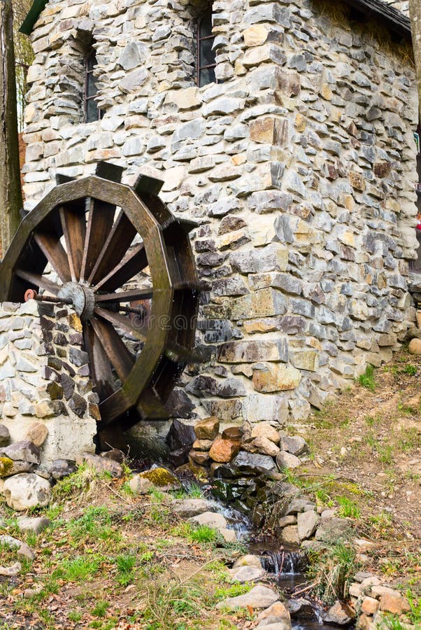 Watermill in Summertime stock image. Image of mill, black - 15309839