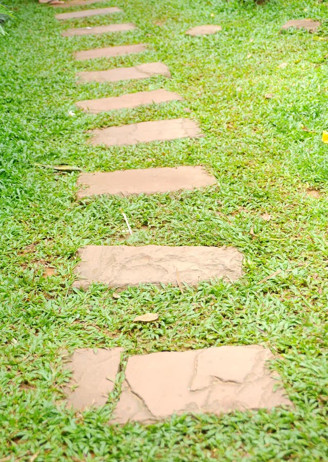 Stone way stock photo. Image of walkway, meadow, rock - 22841706