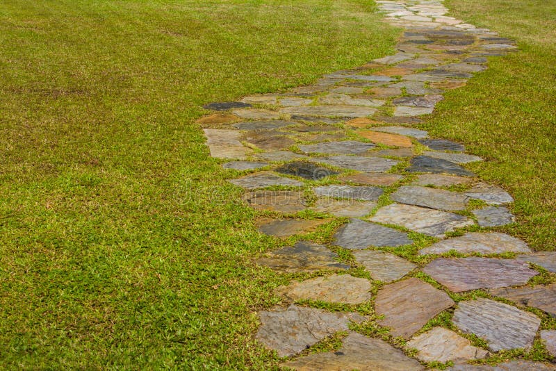 Stone way stock photo. Image of country, lush, landscape - 34051542
