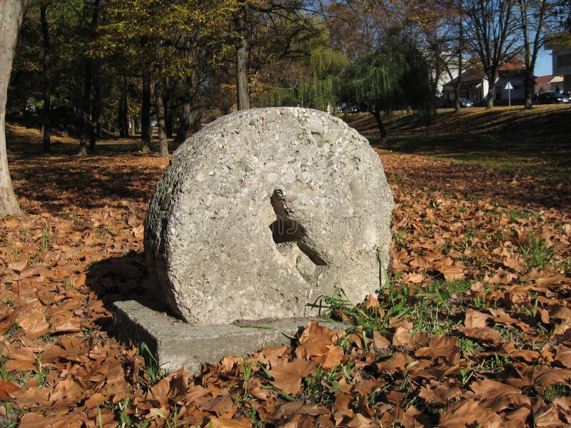 Stone wheel stock image. Image of wheel, monument, handmade - 62101221