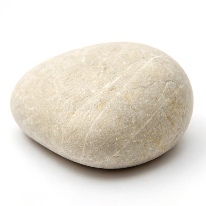 Stone on white background stock illustration. Illustration of creative ...