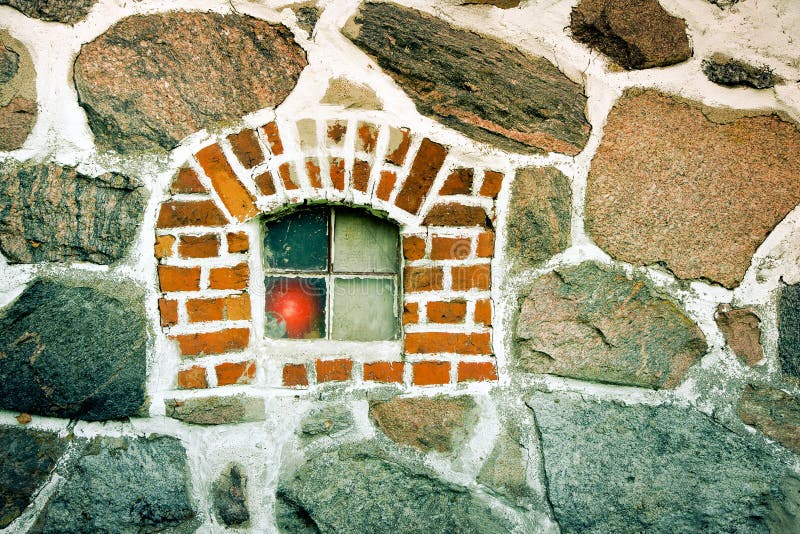 Stone window stock image. Image of stones, rough, bricks - 26289877