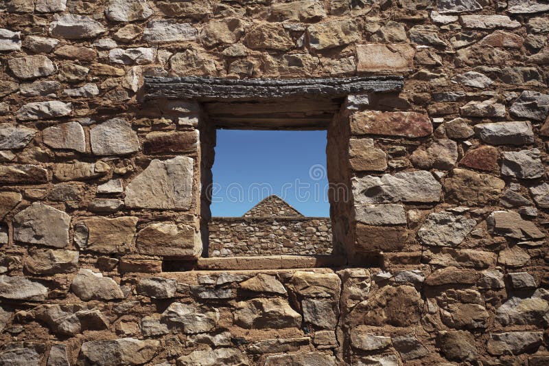 Through the Stone Window stock image. Image of kanyaka - 38427187