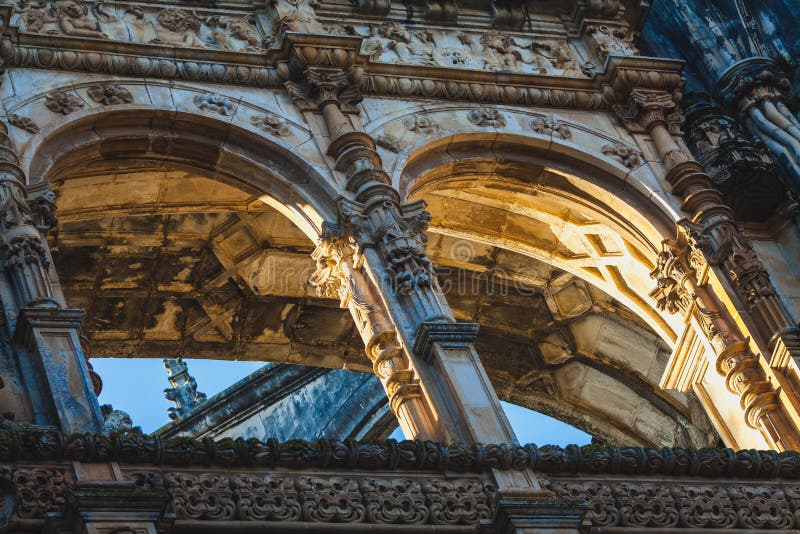 Stone window frame stock photo. Image of grave, arched - 207755332