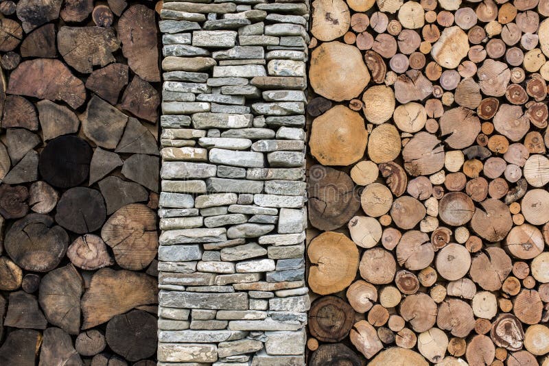 Stone and wood background. stock image. Image of material - 60671237