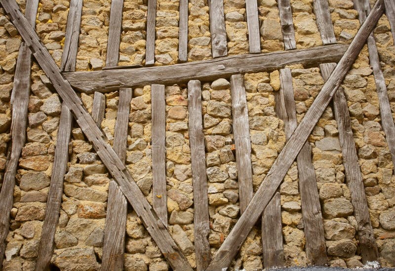Stone and wood wall stock image. Image of ancient, stone - 28361007