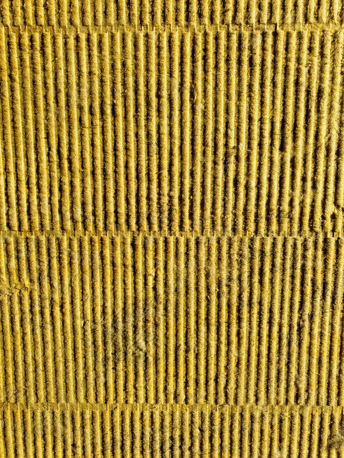 Stone Wool Insulation on the Building Site Stock Photo - Image of ...