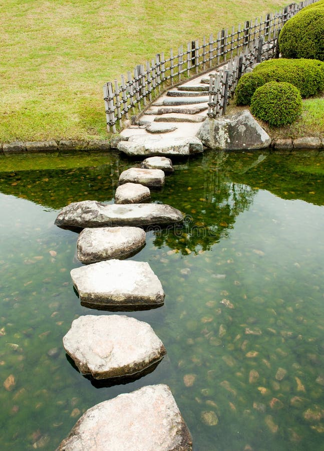 Stone Path stock image. Image of japan, creek, details - 123053