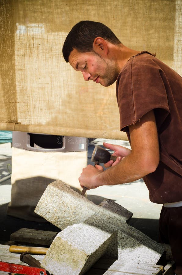 Stonecutter imagen editorial. Imagen de europa, roca - 31644730