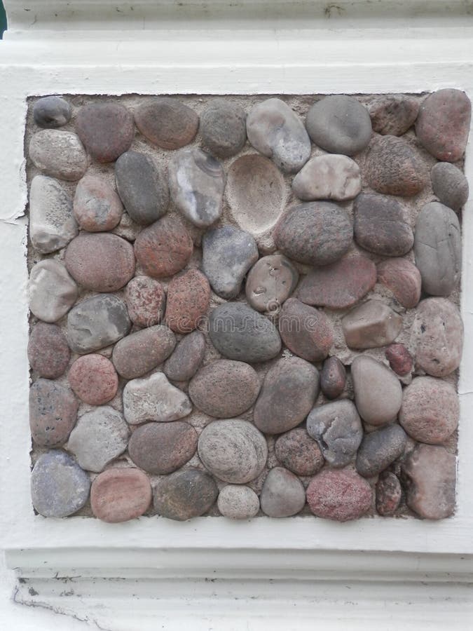 Stoned Pebbled wall stock image. Image of tourism, pebble - 64146691