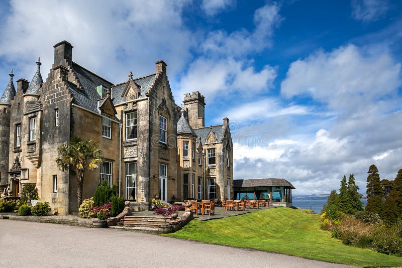 Stonefield Castle, Scotland Stock Photo - Image of castle, architecture ...