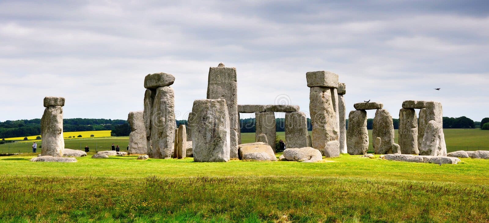Stonehenge Archaeological Site England Stock Photo - Image of shape ...