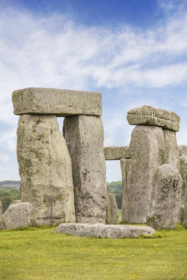 Stonehenge Archaeological Site England Stock Photo - Image of shape ...