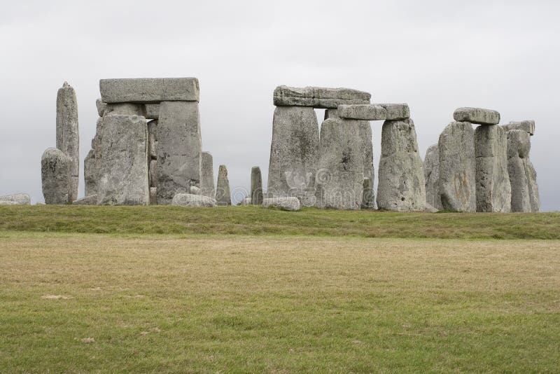 The Stonehenge Megalithic Monument Stock Image - Image of archeology ...