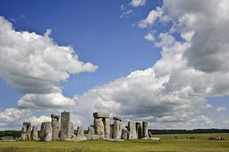 Stonehenge, a Megalithic Monument in England Stock Photo - Image of ...