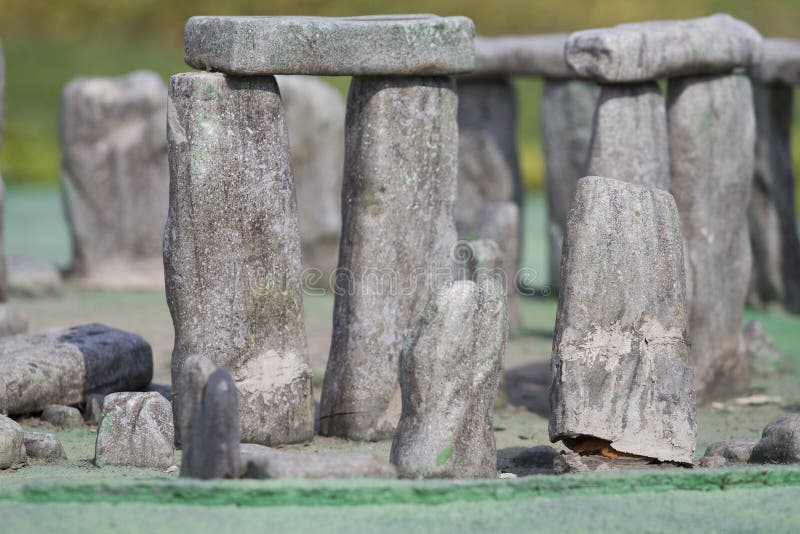 Stonehenge miniature stock photo. Image of monolith, stone - 19580904
