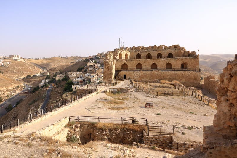 The Stones of the Al Karak Kerak Castle, Jordan Stock Image - Image of ...