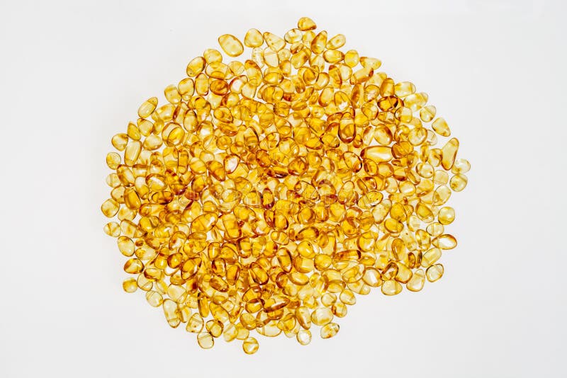 Stones Amber Yellow Light on the Surface. Stock Image - Image of ...