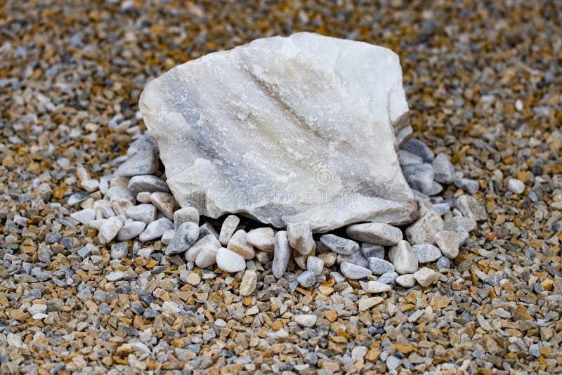 Stones As a Decorative Elements. Landscape Design Stock Photo - Image ...