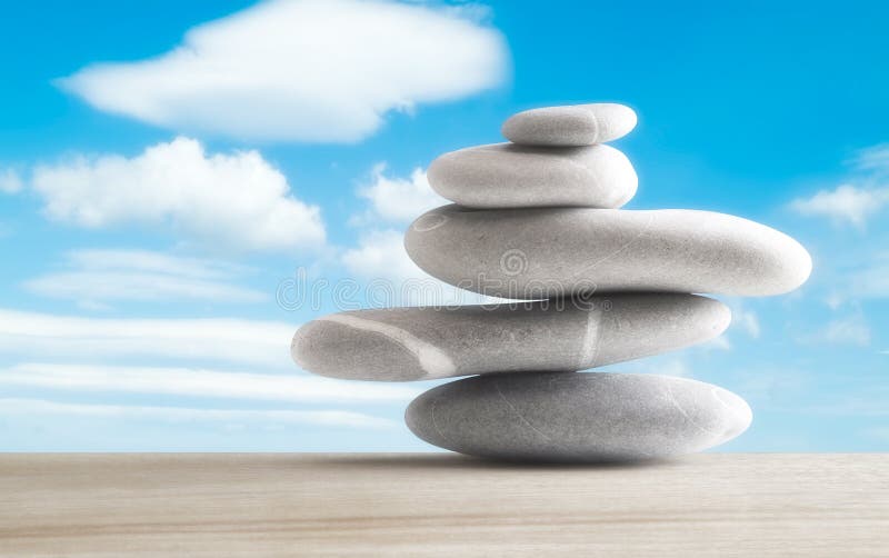 Stones balancing stock photo. Image of five, energy, relaxing - 23043412