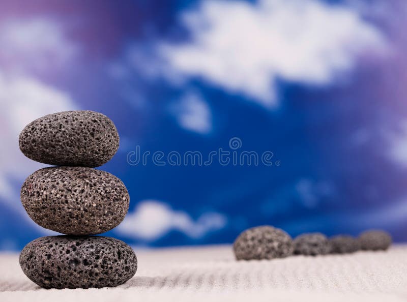 Stones and Bamboo, Zen, Magical Ambient Atmosphere Theme Stock Photo ...