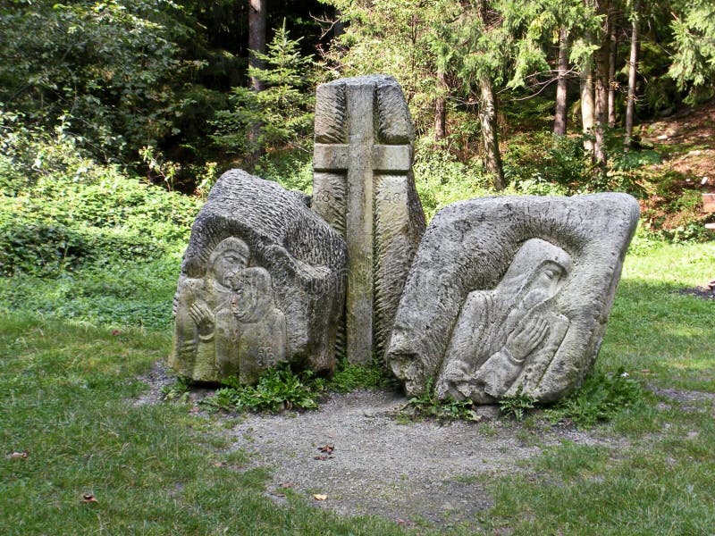 Stones with Bas-relief Paintings Stock Image - Image of nature ...