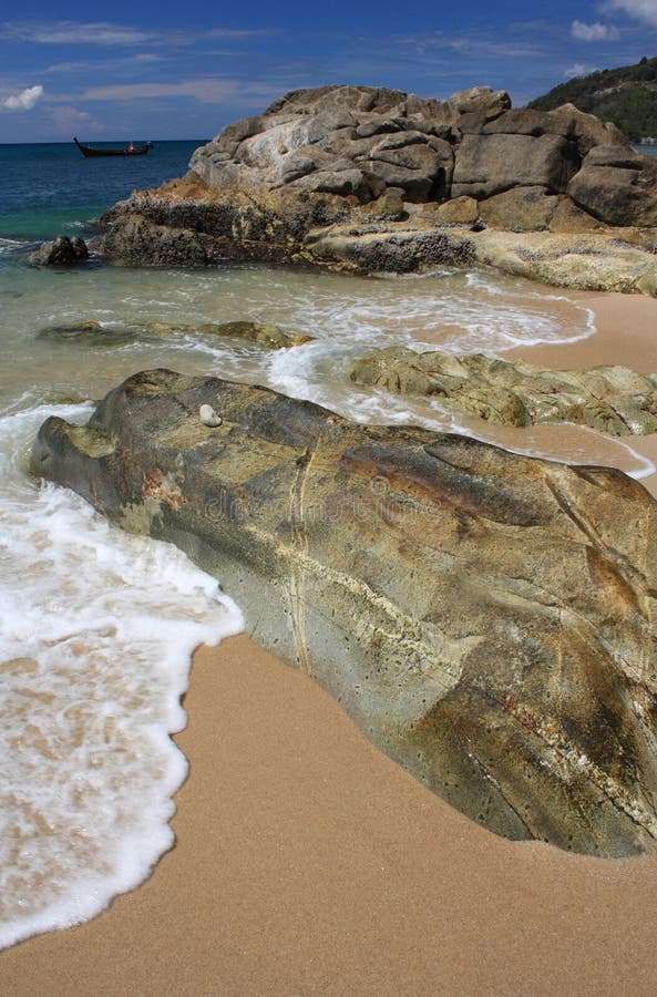 Stones on the beach stock photo. Image of peace, green - 23793930