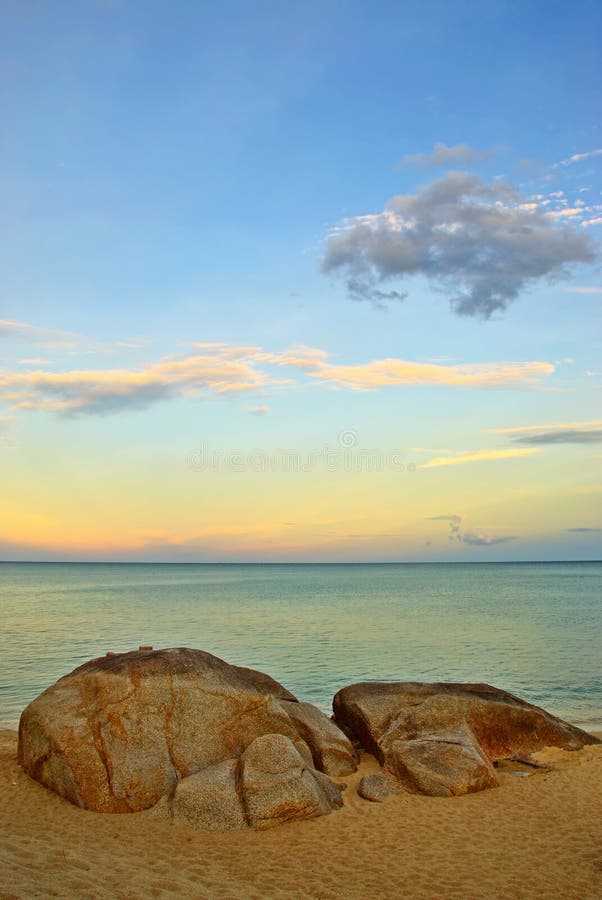 Stones on beach stock image. Image of outside, tranquility - 3614927