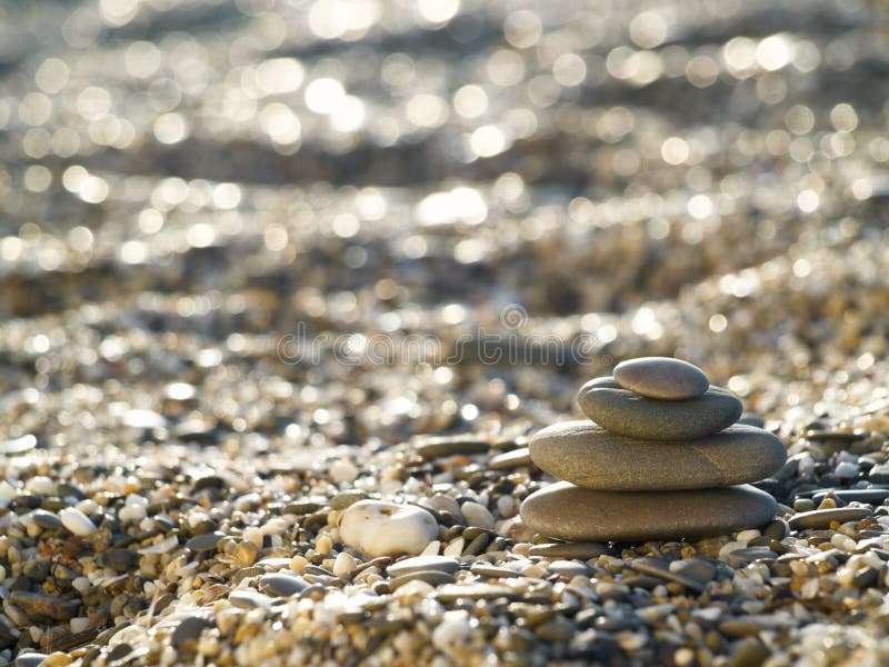 Stones On The Beach Picture. Image: 5406218