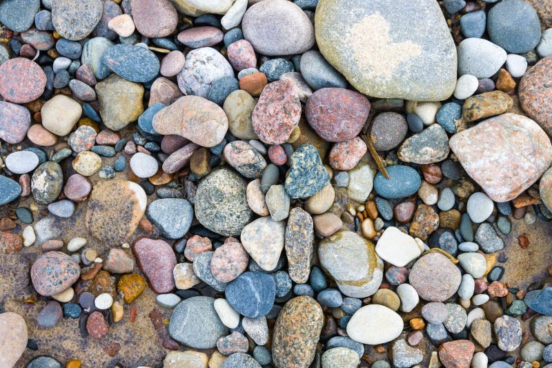Stones from the Beach As Pattern Stock Photo - Image of stonewall, soil ...