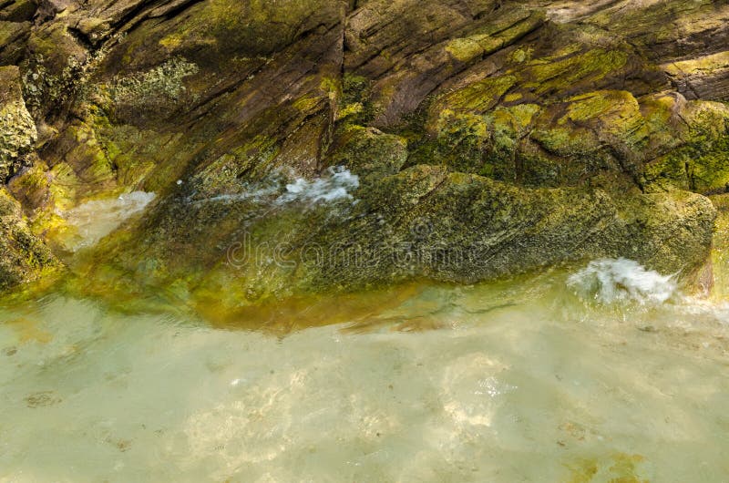 Stones on Beach and Sea Water. Stock Image - Image of clean, landscape ...