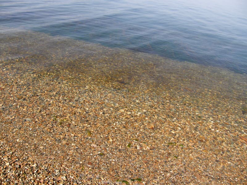 Stones at the Bottom of the Lake. Stock Image - Image of reflection ...