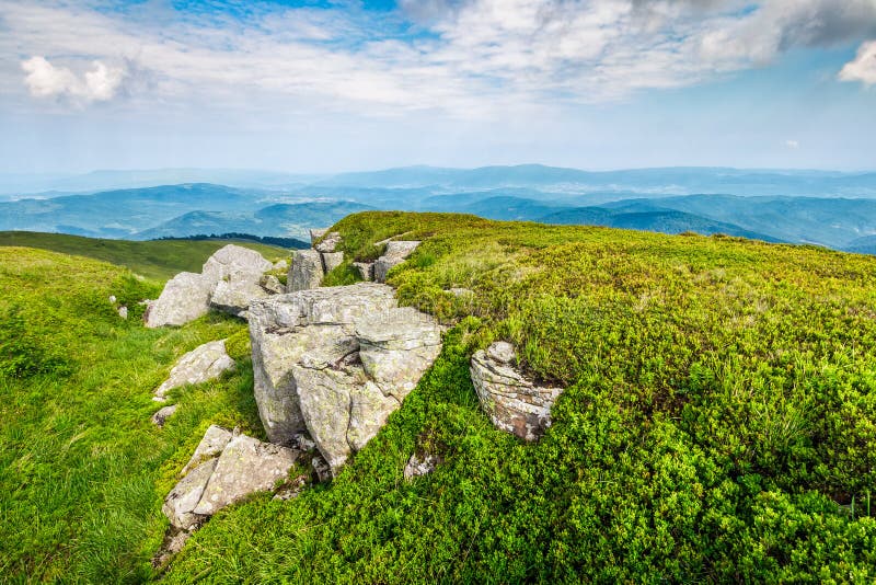 Stones and Boulders in Carpathian Mountain Range Stock Photo - Image of ...