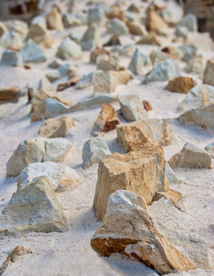 Stones in the concrete stock image. Image of building - 103047895