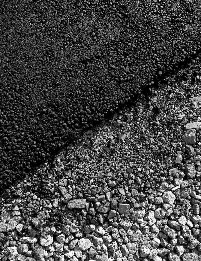 Stones on the Edge of the Asphalt Road Stock Photo - Image of sidewalk ...