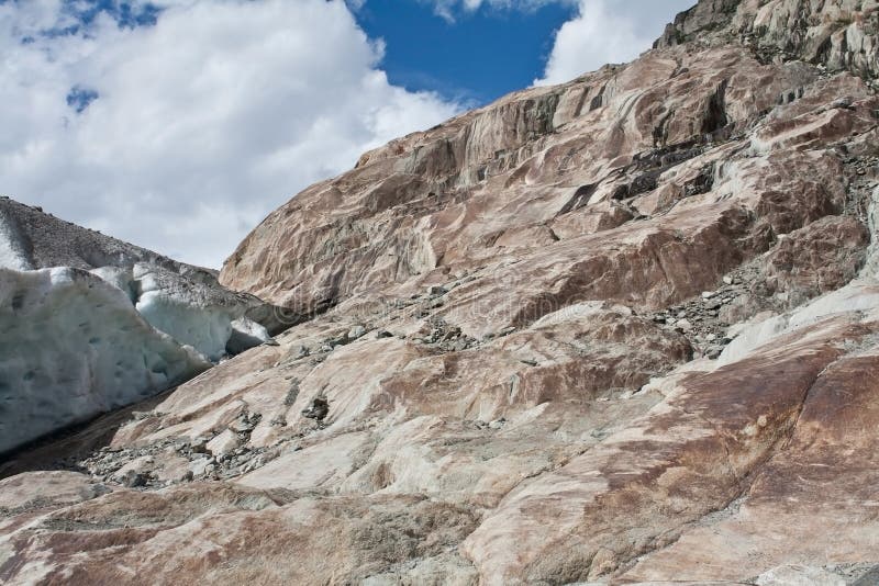 Stones eroded by glacier stock photo. Image of smaller - 27209514