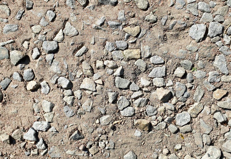 Stones on the Ground, Full Screen Image, Top View Stock Image - Image ...