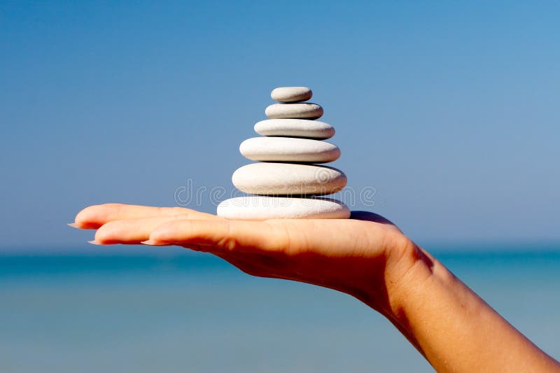 Stones in a hand stock image. Image of moments, health - 1772703