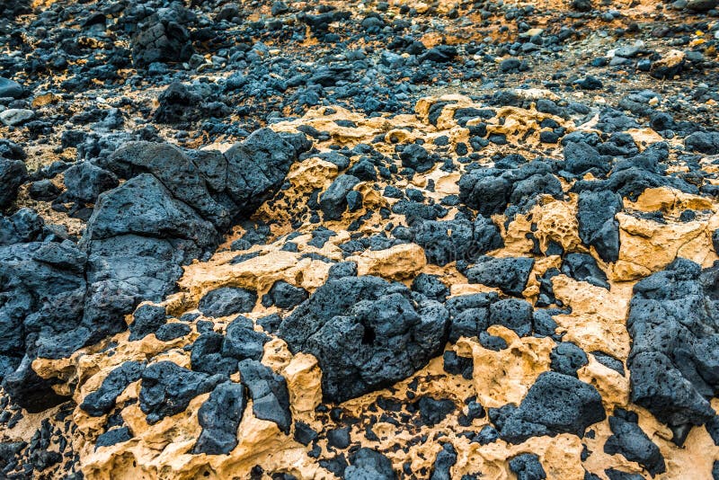 Dry Hardened Volcanic Lava stock image. Image of rock - 44302129