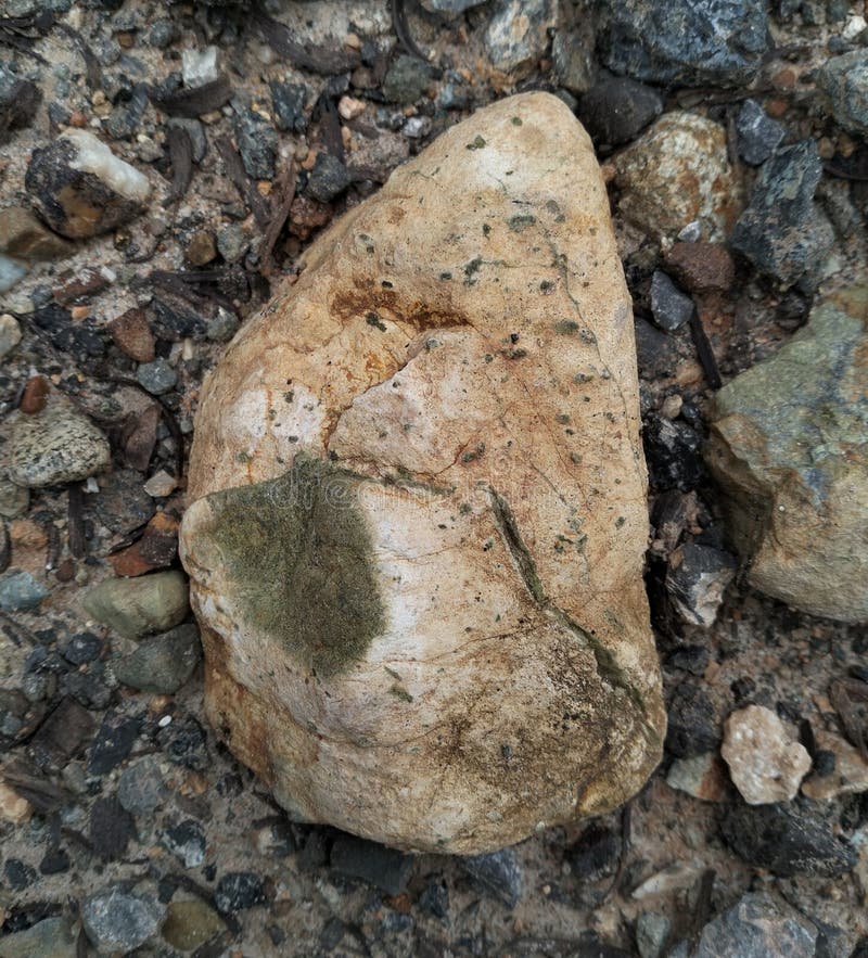 Stones that Have Changed Shape Due To Hostile Nature Stock Photo ...