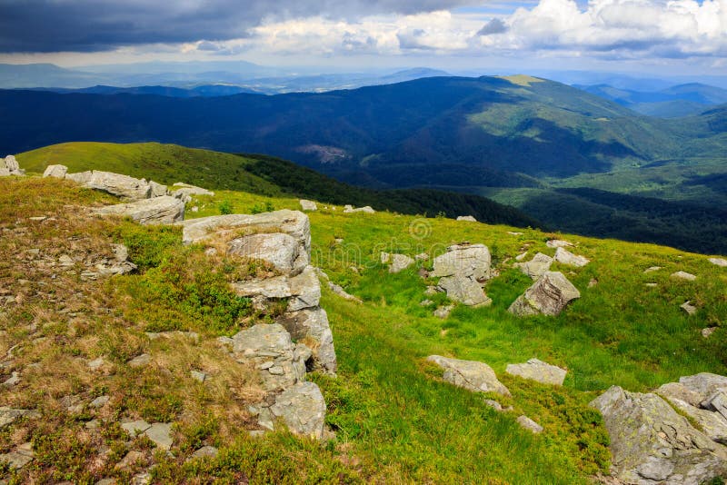 Stones on the hillside stock image. Image of stone, view - 41810627