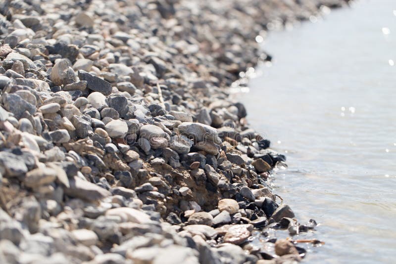 Stones on the Lake in Nature Stock Image - Image of blue, stone: 111195787