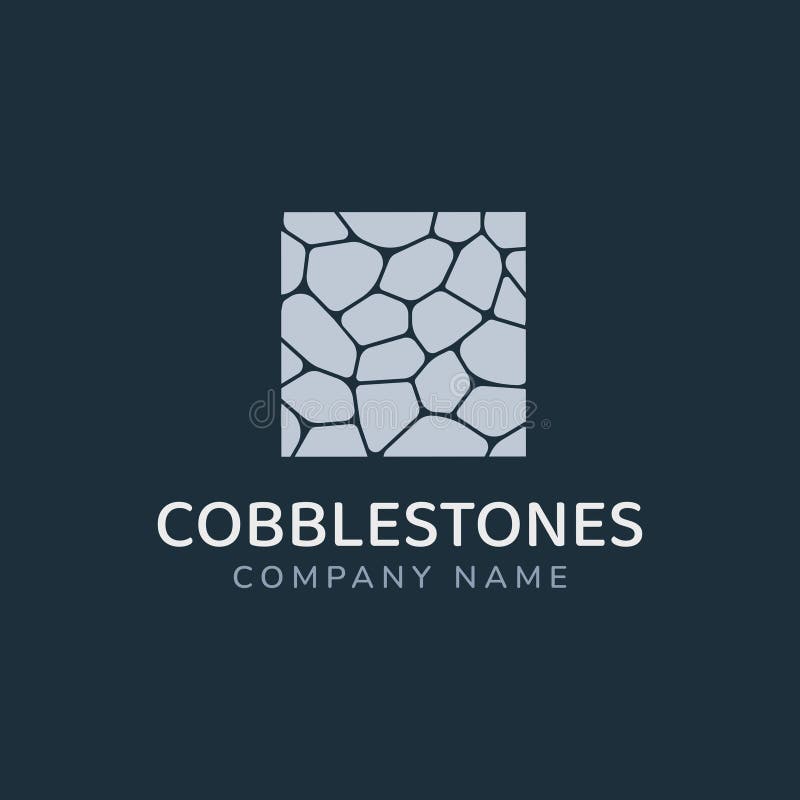 Cobblestones Logo Template Vector Illustration. Stone Logotype Concept ...