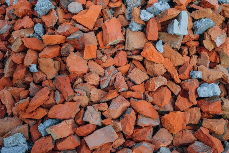 134 Stones Made Broken Red Bricks Stock Photos - Free & Royalty-Free ...